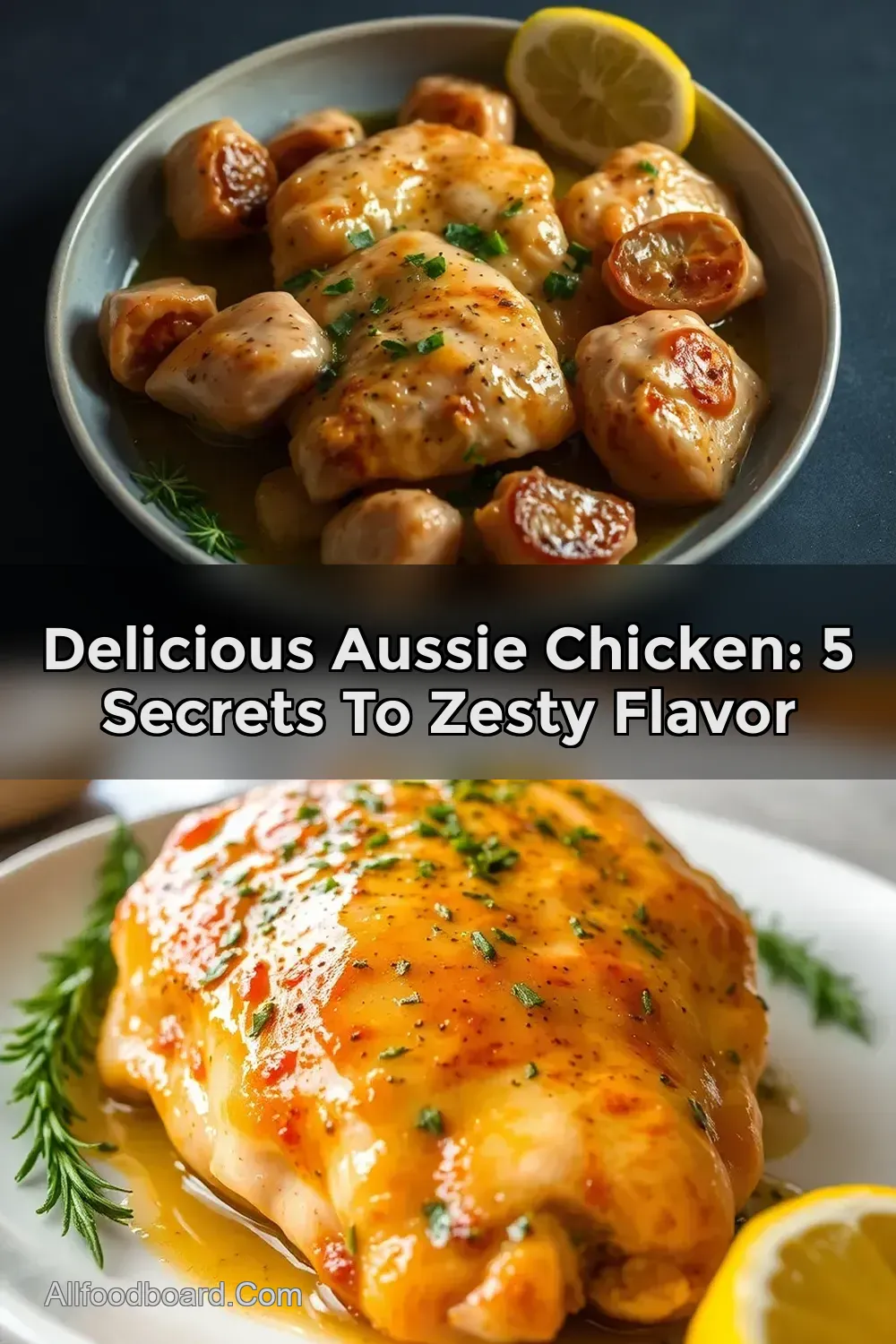 Juicy Aussie Chicken with Zesty Lemon Myrtle Marinade