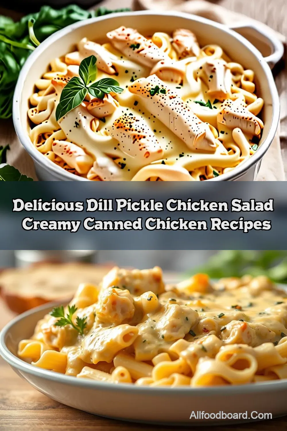 Easy Creamy Canned Chicken Recipes: My Go-To Alfredo Bake