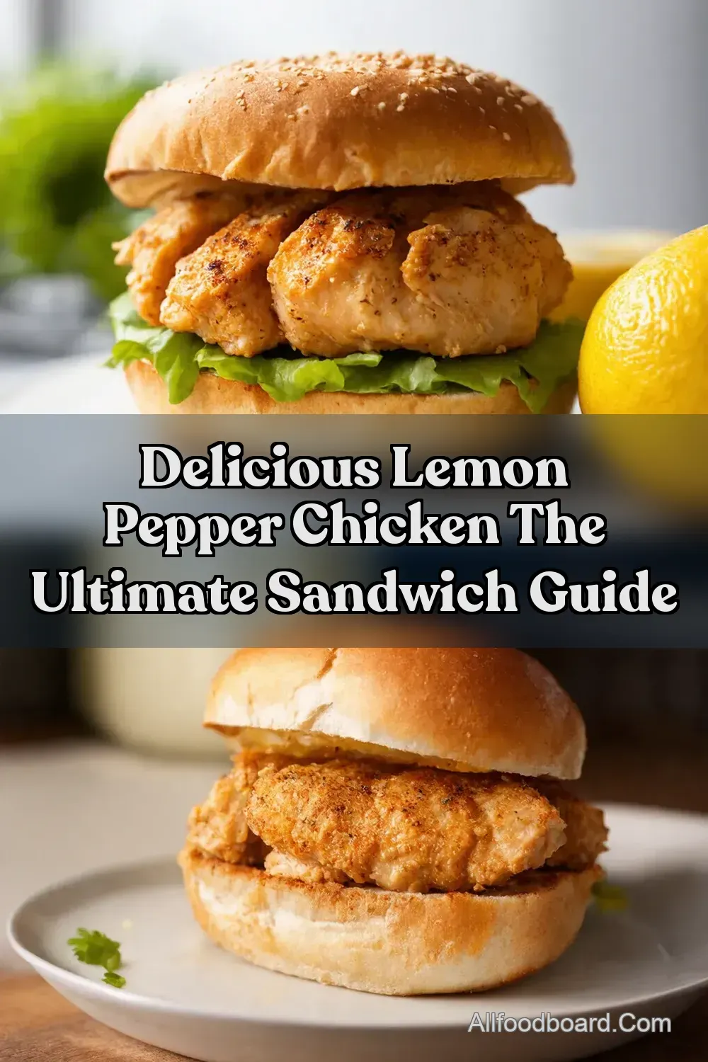 Crispy Lemon Pepper Chicken Sandwich My Easy Weeknight…