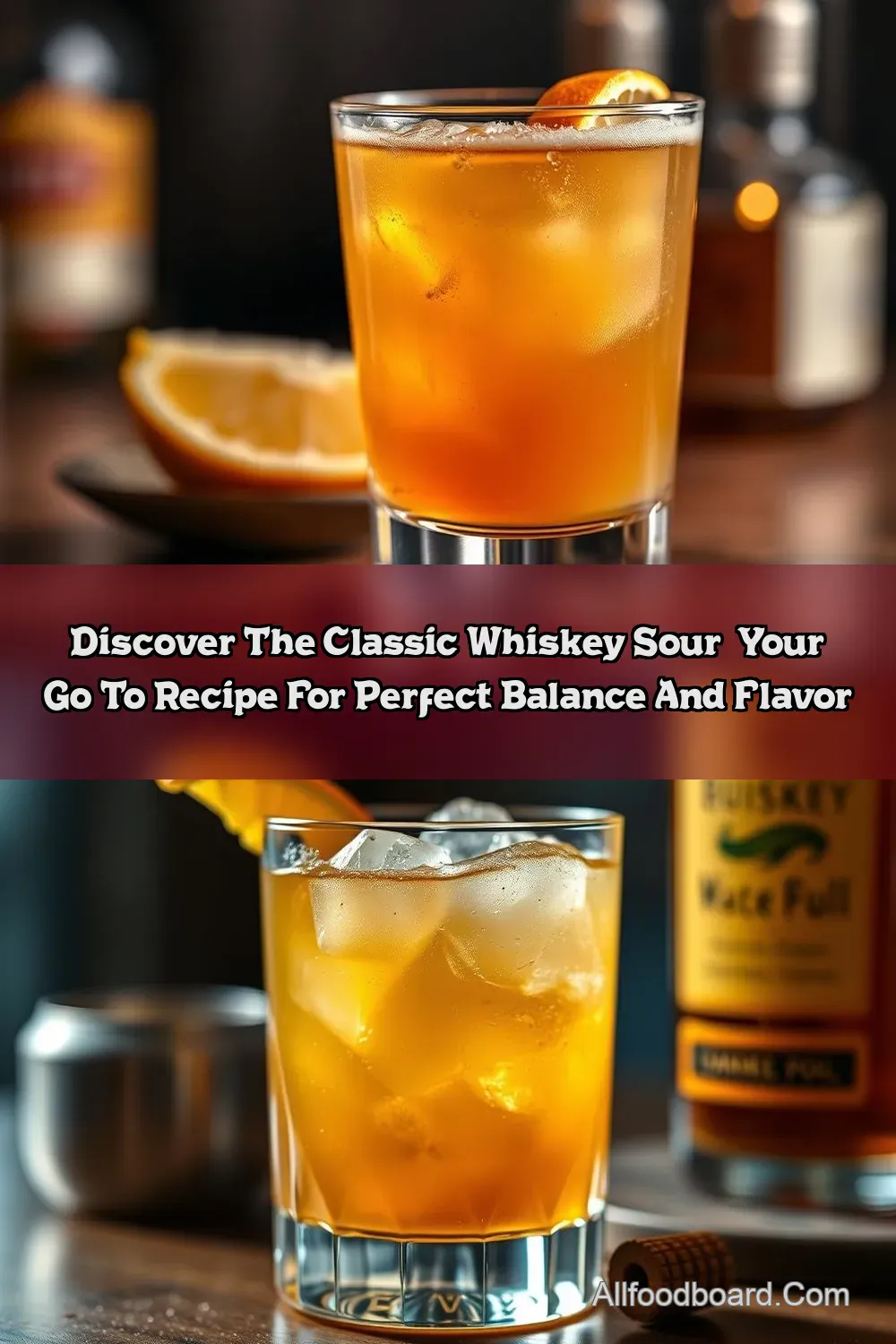 My Favorite Classic Whiskey Sour Recipe: Perfectly Balanced…