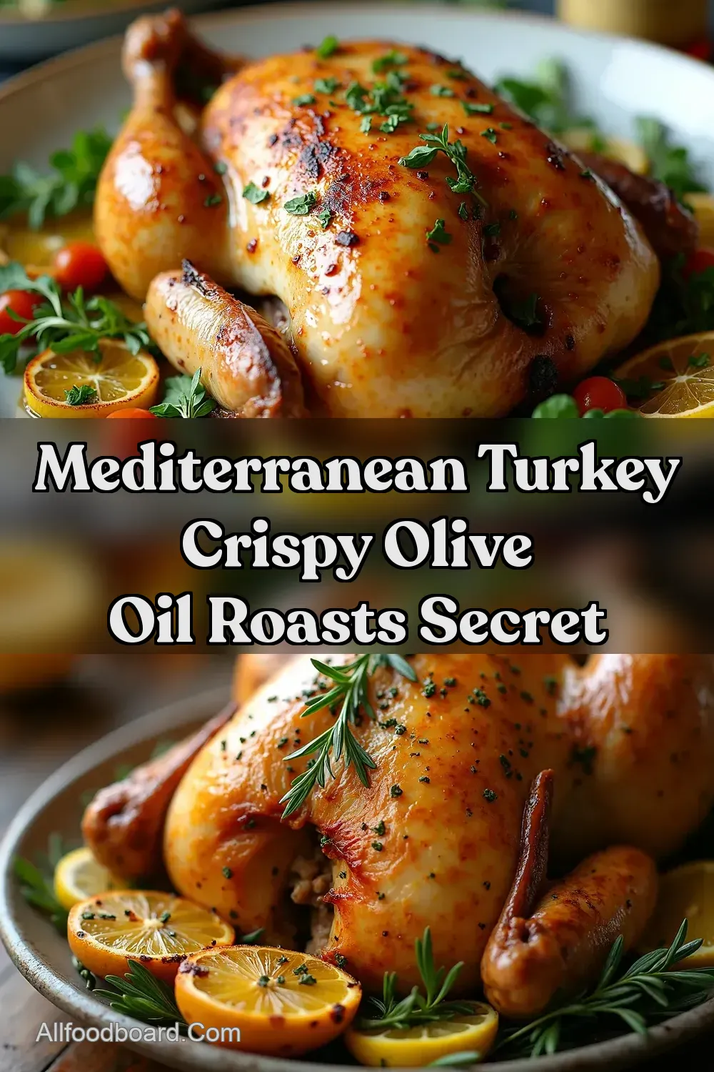 Juicy Olive Oil Roast Turkey Mediterranean Lemon Herb
