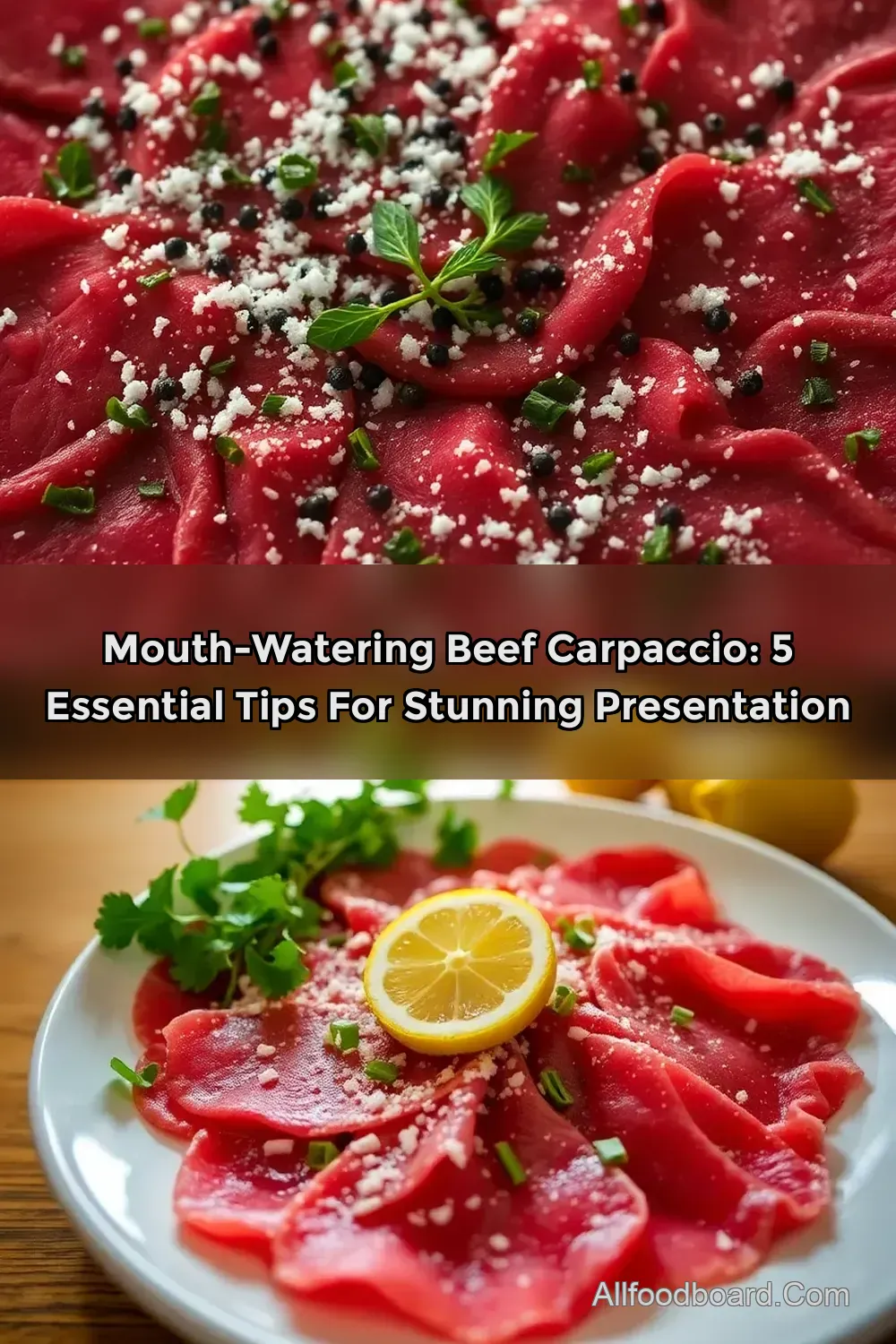Classic Beef Carpaccio: Your Go-To Easy Appetizer Recipe