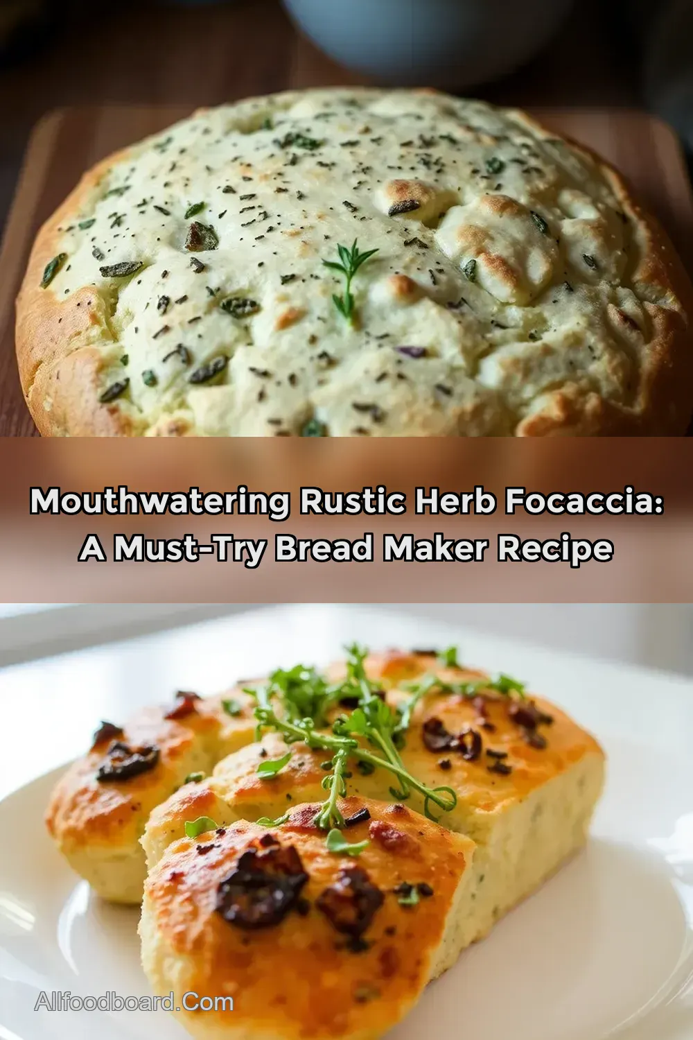 Easy Rustic Herb Focaccia: My Favorite Bread Machine Recipes