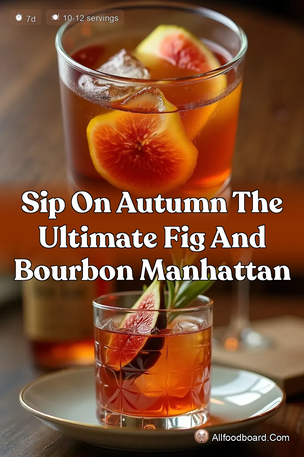 The Fireside Fig Rich Bourbon Manhattan Recipe - All Food…