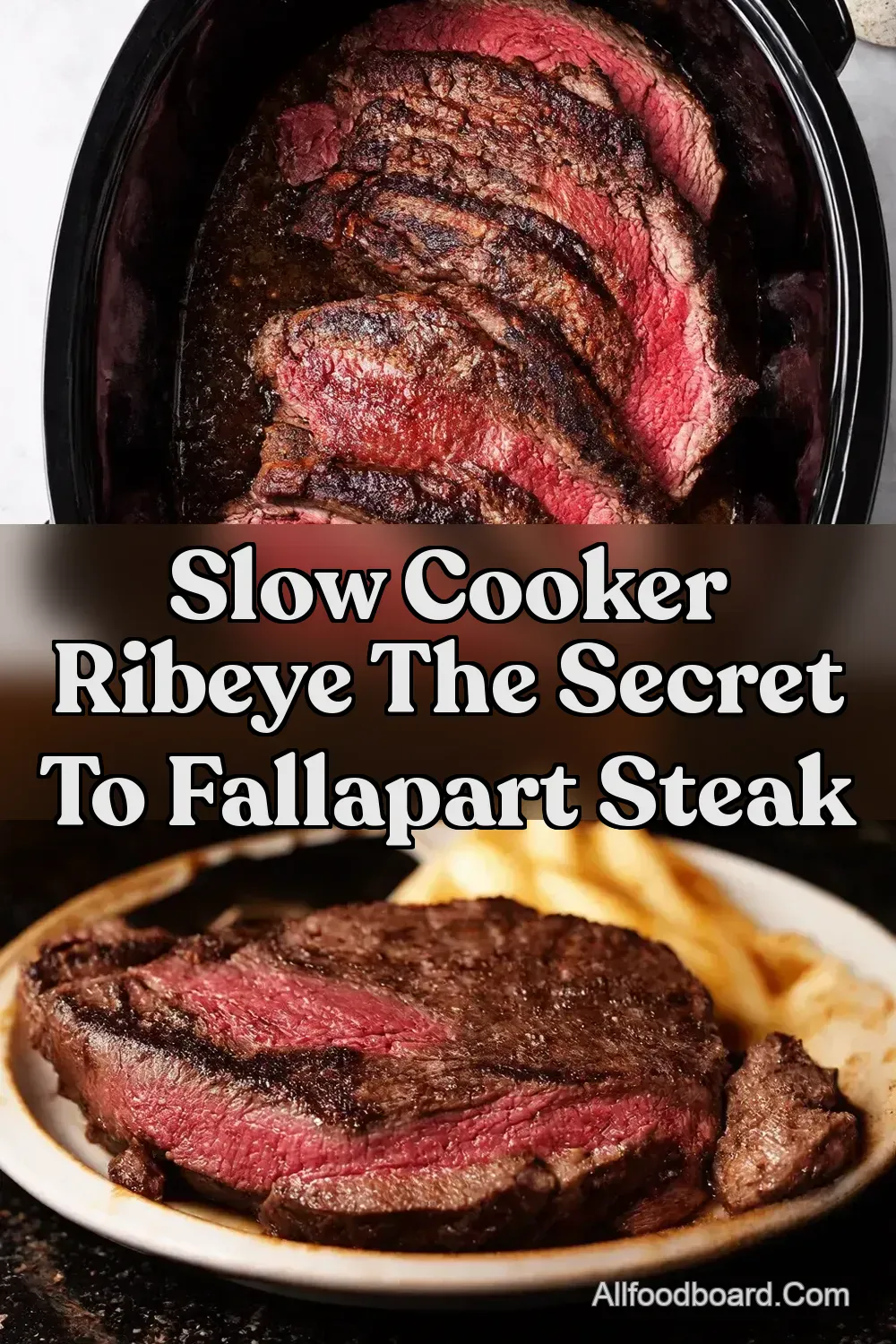 CrockPot Ribeye Redemption Slow Cooker Steak Bliss - All…